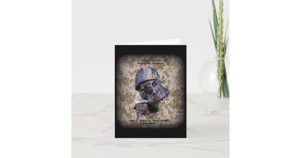 Barking Orders Card | Zazzle