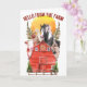 Barn Animals Hello From the Farm Greeting Card | Zazzle
