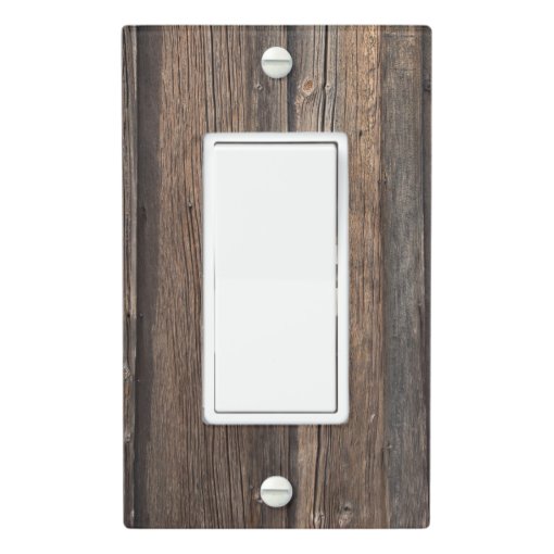BARN BOARD LIGHT SWITCH COVER | Zazzle