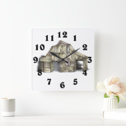 Barn Clock | Zazzle