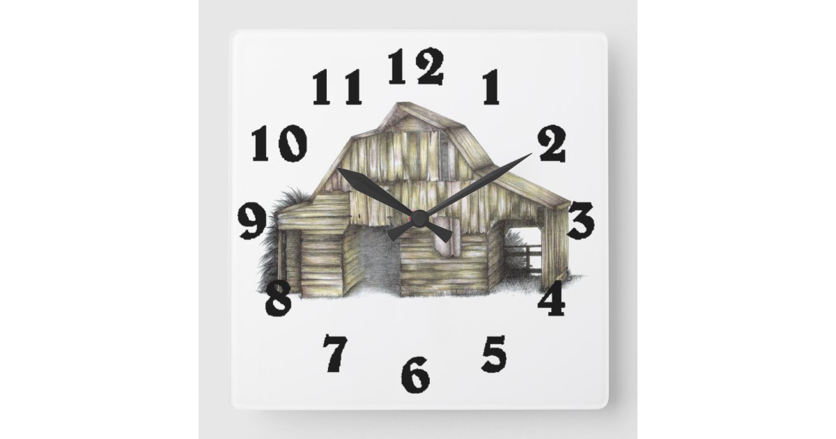 Barn Clock | Zazzle