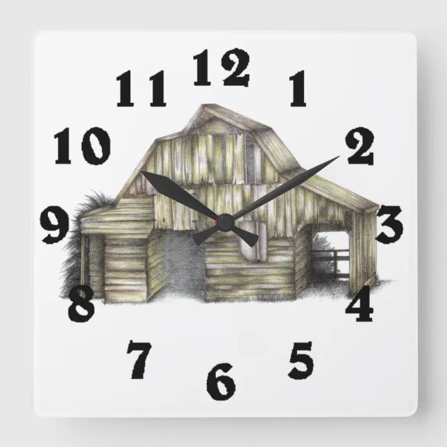 Barn Clock | Zazzle