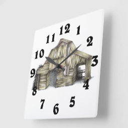 Barn Clock | Zazzle
