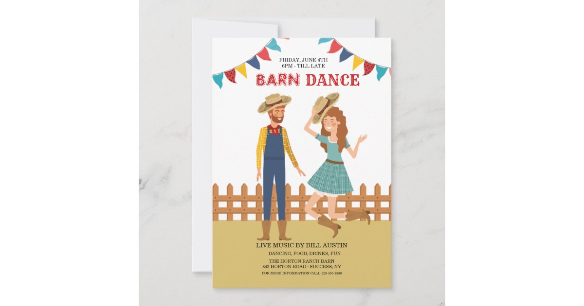 Barn Dance Invitation | Zazzle