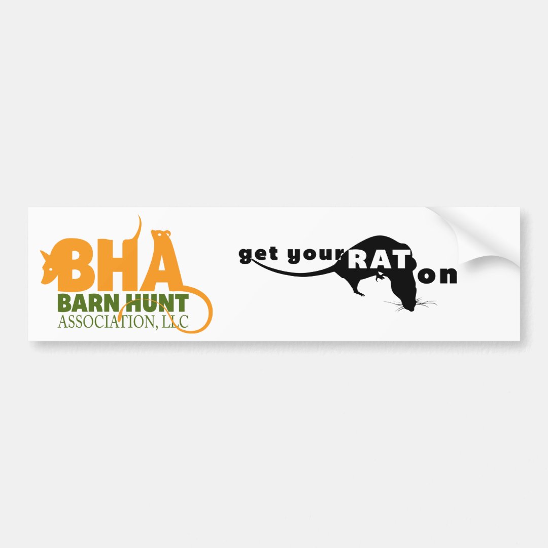 Barn Hunt Association LLC Logo Gear Bumper Sticker | Zazzle