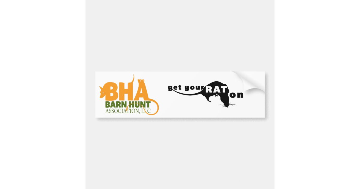 Barn Hunt Association LLC Logo Gear Bumper Sticker | Zazzle