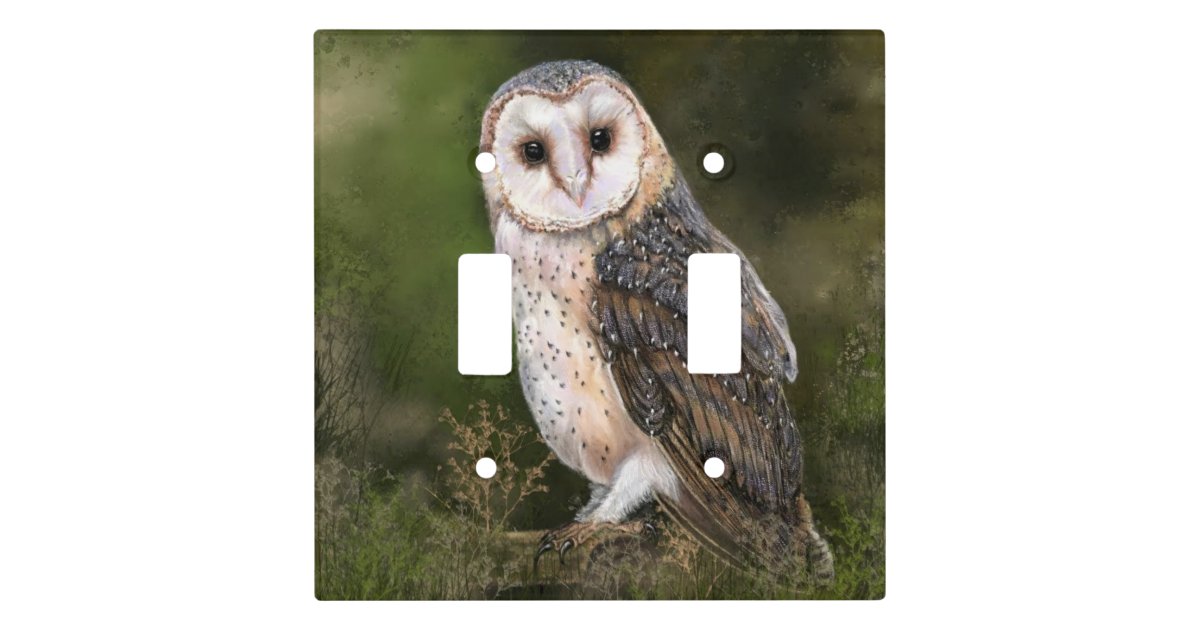 Barn Owl Light Switch Cover | Zazzle