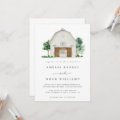 Barn Wedding Invitation, Rustic Farmhouse Wedding Invitation | Zazzle
