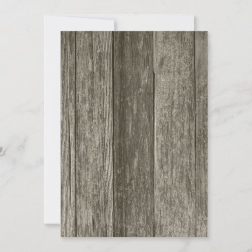 Barn Wood Chalkboard Redneck Wedding Invitation | Zazzle