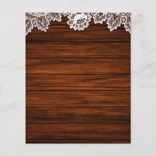 Barn Wood & Lace Rustic Scrapbook Paper | Zazzle.com