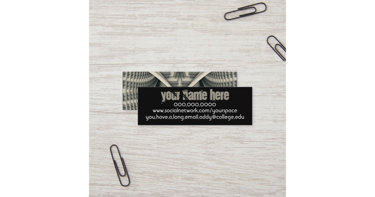 Barnacle Goose Personal Contact Mini Business Card | Zazzle