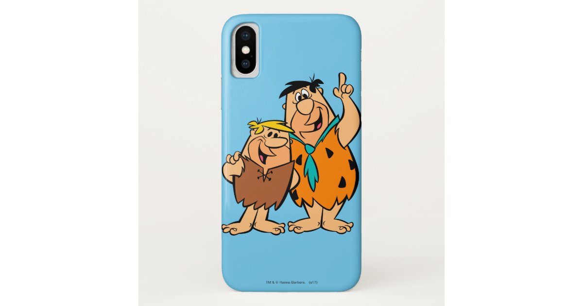 Barney Rubble and Fred Flintstone Case-Mate iPhone Case | Zazzle