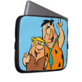 Barney Rubble and Fred Flintstone Laptop Sleeve | Zazzle