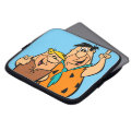 Barney Rubble and Fred Flintstone Laptop Sleeve | Zazzle
