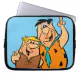 Barney Rubble and Fred Flintstone Laptop Sleeve | Zazzle