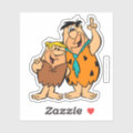 Barney Rubble and Fred Flintstone Sticker | Zazzle