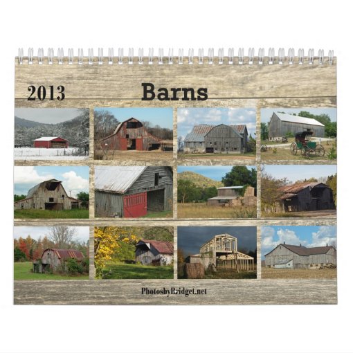 BARNS CALENDAR | Zazzle