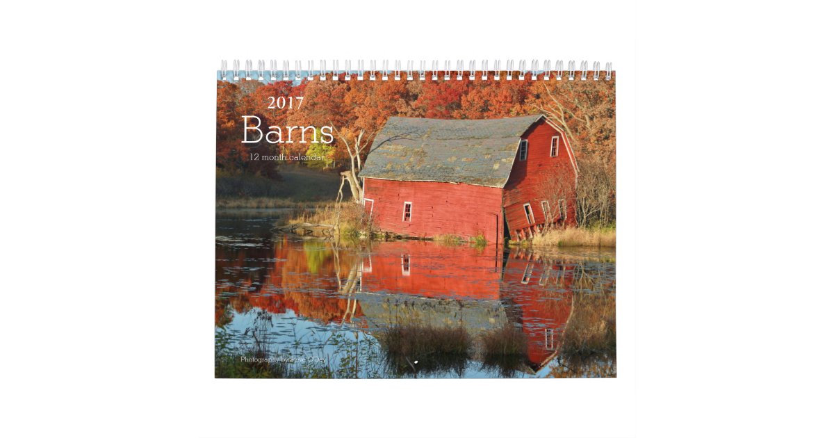 Barns Calendar 2017 | Zazzle