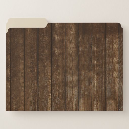 Barnwood Wood Grain File Folders | Zazzle