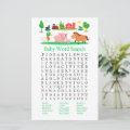 Barnyard Baby Shower Word Search Game | Zazzle