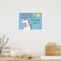 Barnyard Dance Fiddle Cow by Sandra Boynton Poster | Zazzle