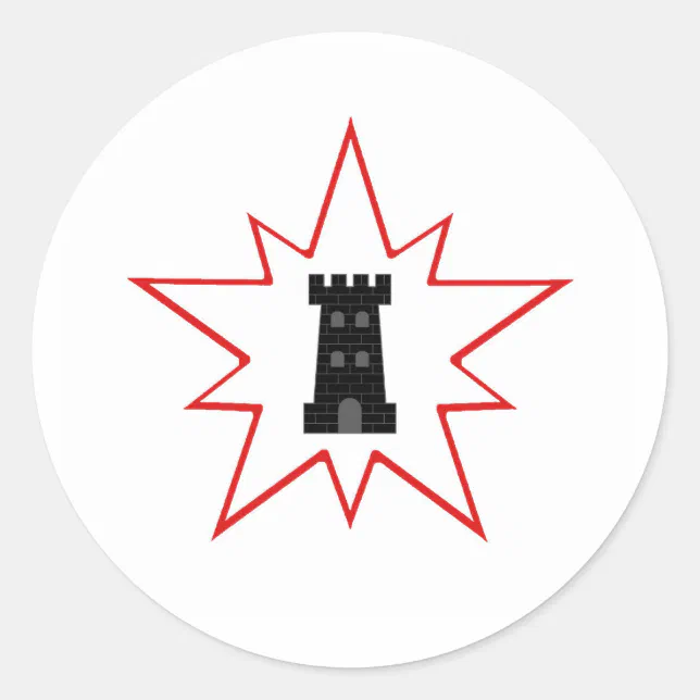 Barony of Northkeep Populace Badge Classic Round Sticker | Zazzle