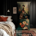 Baroque Dark Moody Rococo Portrait Art Tissue Paper | Zazzle