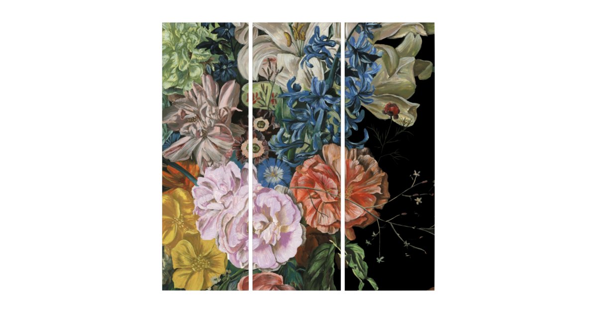 Baroque Floral - Bouquet Triptych | Zazzle