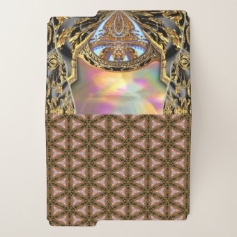 Baroque Gothic Beauty Collection File Folder | Zazzle