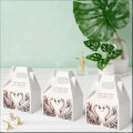 Baroque Heirloom Swan Antique Dusty Rose Wedding Favor Boxes | Zazzle