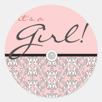 Its A Girl Stickers | Zazzle