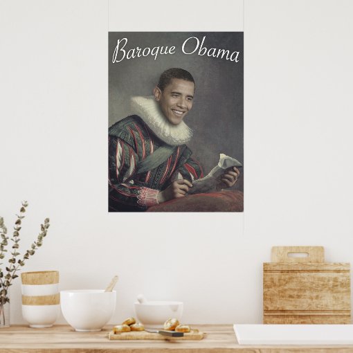 Baroque Obama Poster | Zazzle