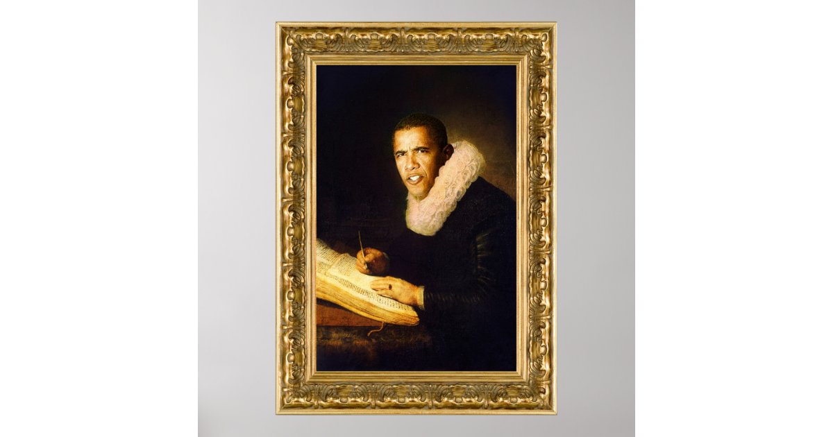 Baroque Obama Poster | Zazzle