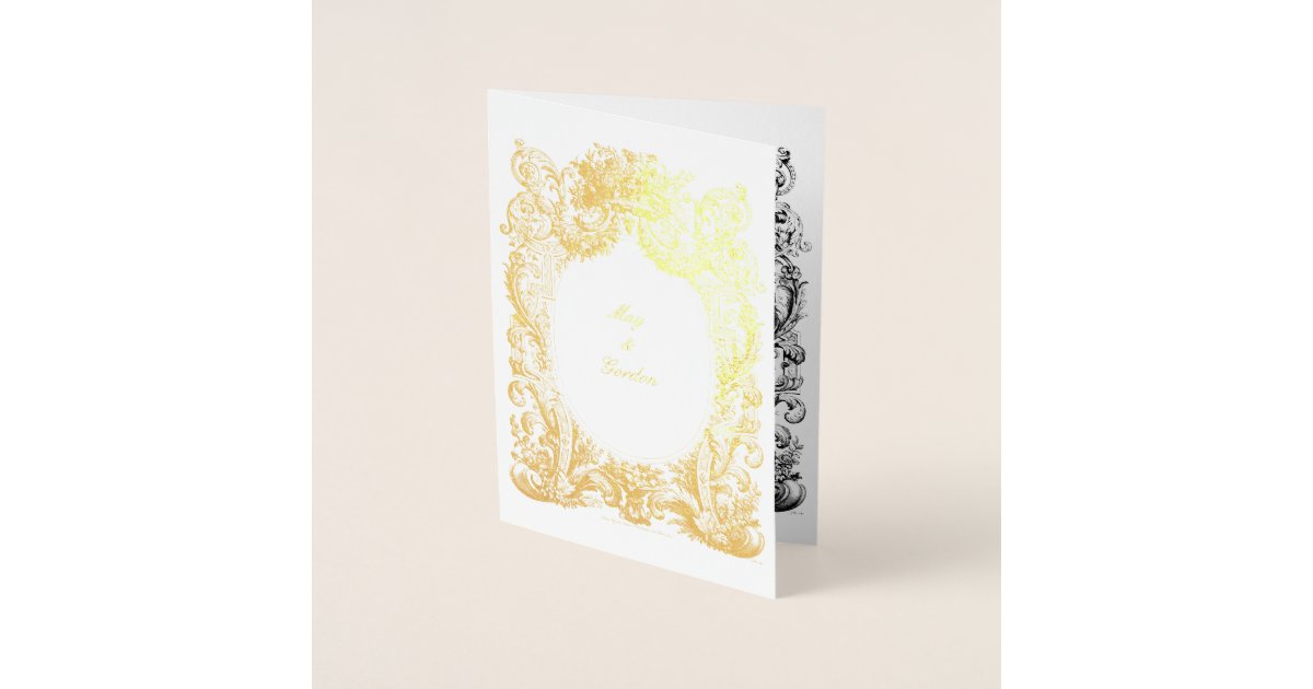 Baroque Rococo Wedding Invitation Template | Zazzle