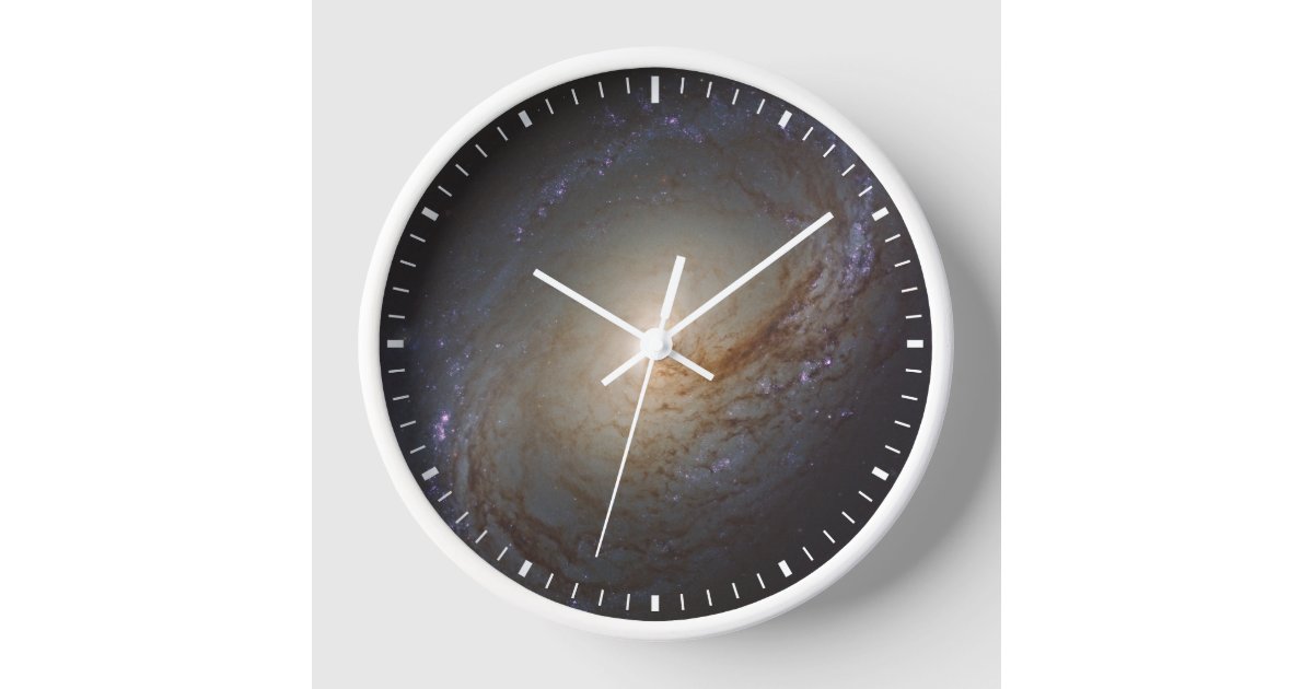 Barred Lenticular Galaxy Ngc 3368 Clock | Zazzle