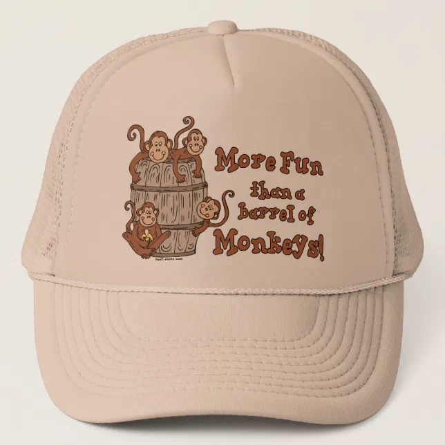 Barrel of Monkeys hat | Zazzle