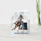 Barrel Racing Birthday Card | Zazzle.com