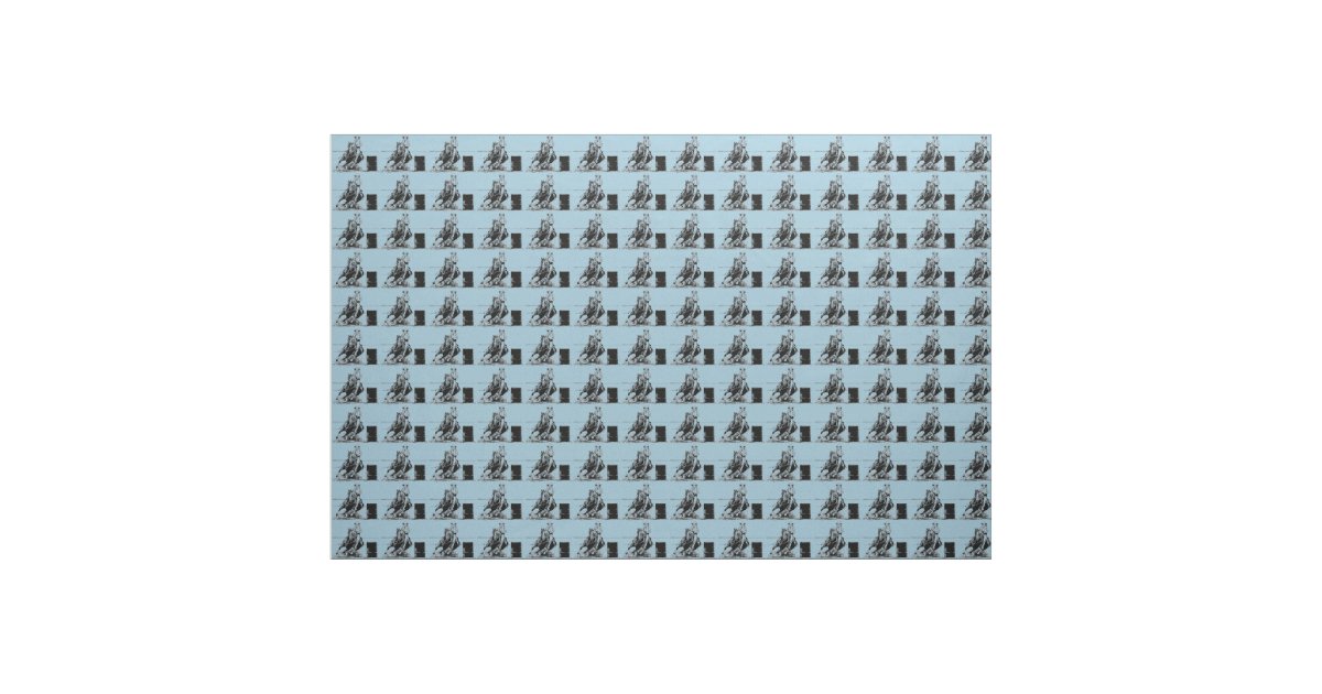 Barrel Racing Horse Fabric | Zazzle