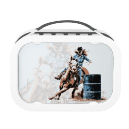 Barrel Racing Lunch Box | Zazzle