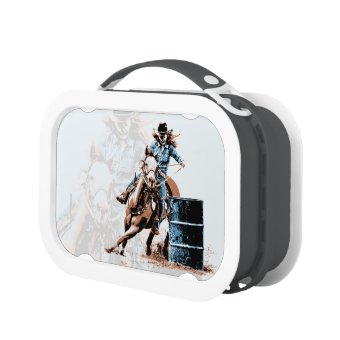 Barrel Racing Lunch Box | Zazzle