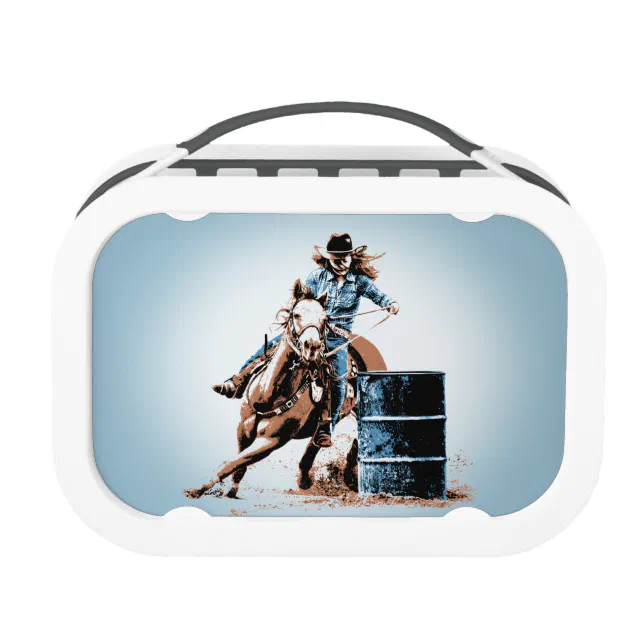 Barrel Racing Lunch Box | Zazzle