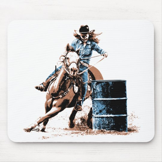 Barrel Racing Mouse Pad | Zazzle.com