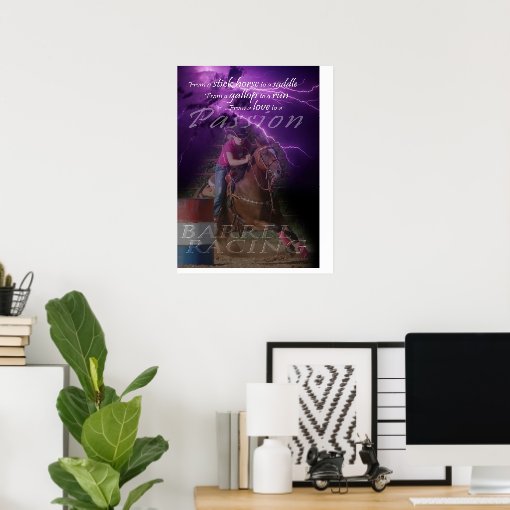 Barrel Racing Poster | Zazzle