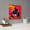 Barrel Racing Wall Clock | Zazzle