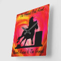Barrel Racing Wall Clock | Zazzle