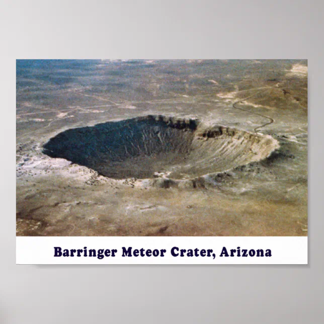 Barringer Meteor Crater Poster | Zazzle