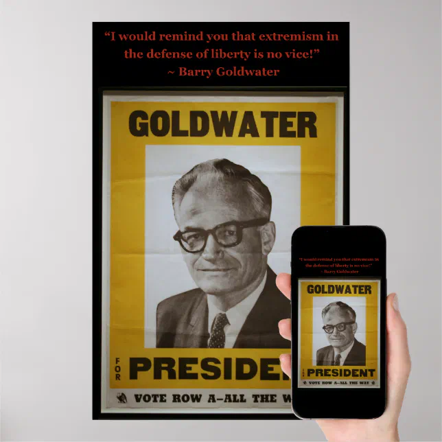Barry Goldwater Poster | Zazzle