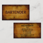 Bartender Business Card | Zazzle