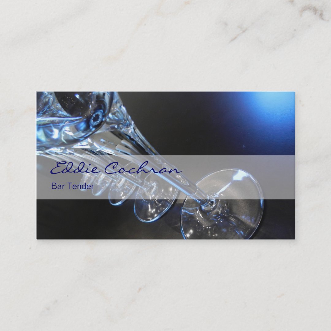 Bartender Business Cards | Zazzle