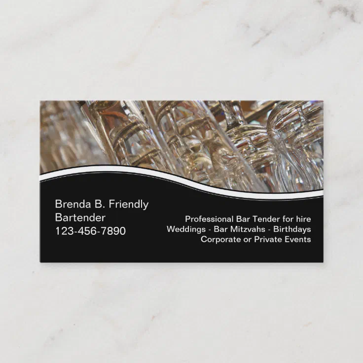 Bartender Business Cards | Zazzle